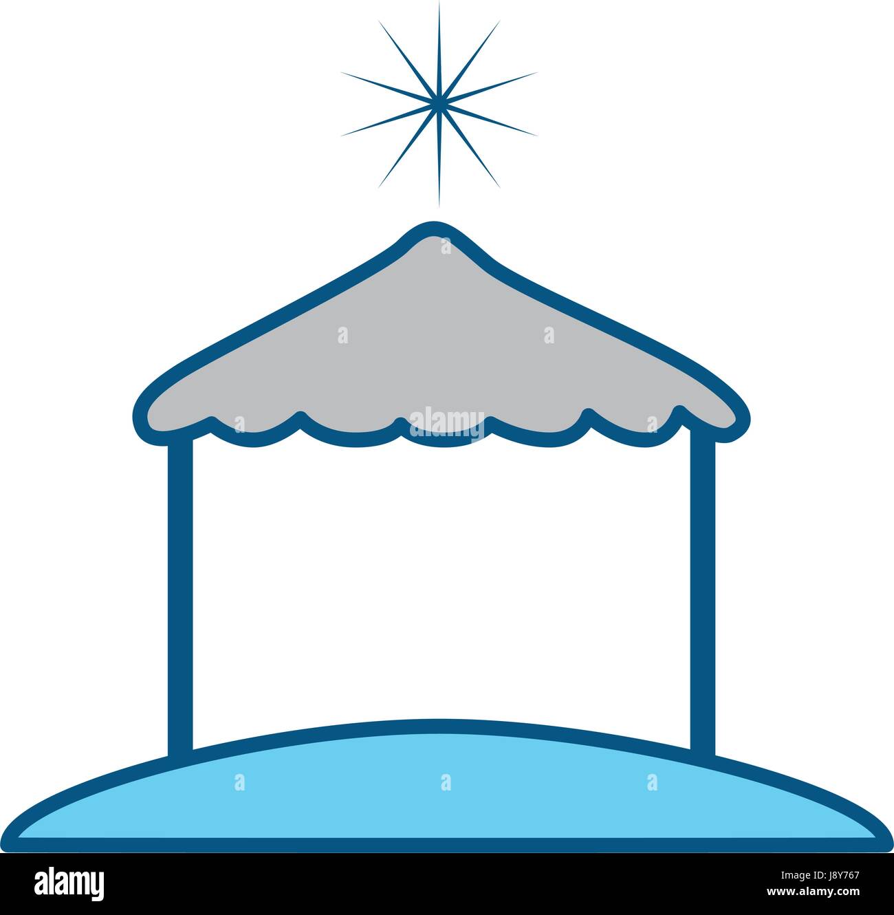 Christmas manger symbol Stock Vector Image & Art - Alamy