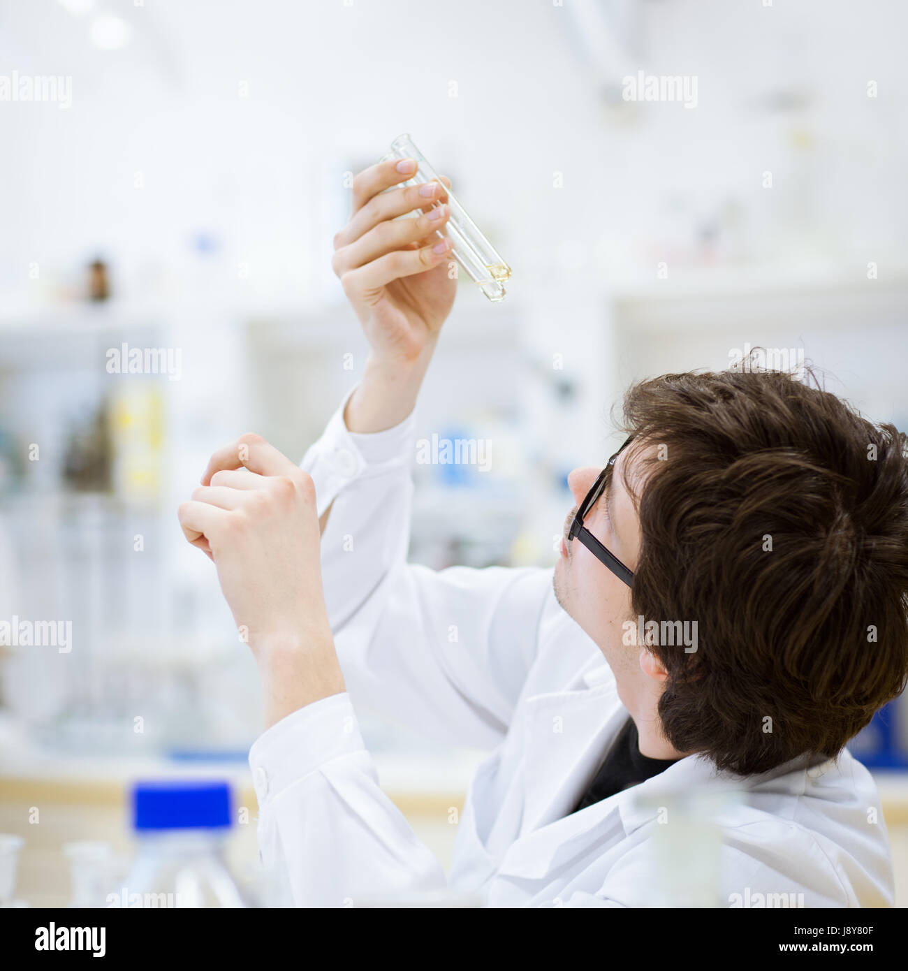 experiment, science, research, laboratory, chemistry, researcher ...