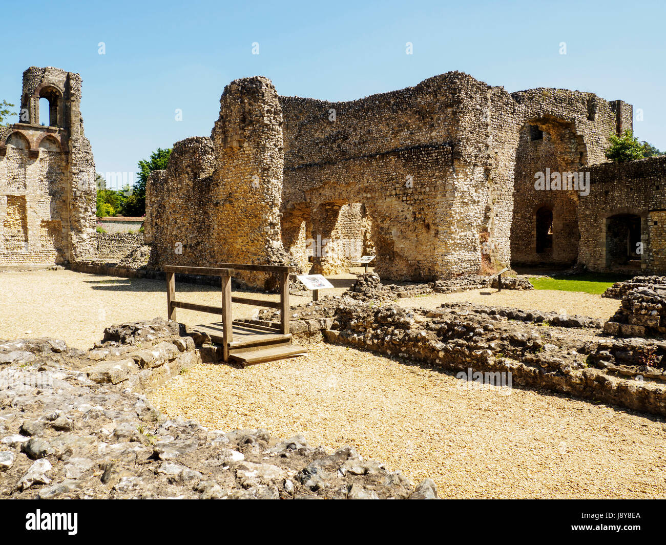Wolvesey Castle, also known as the "Old Bishop's Palace", is a ruined ...