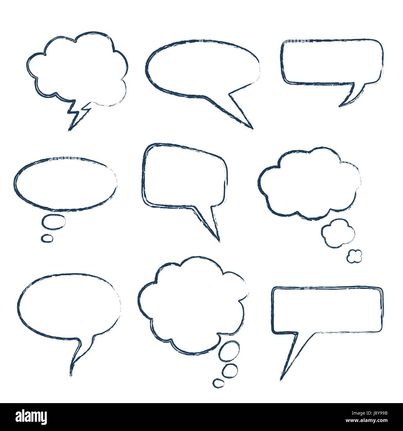 Text bubble logo hi-res stock photography and images - Alamy