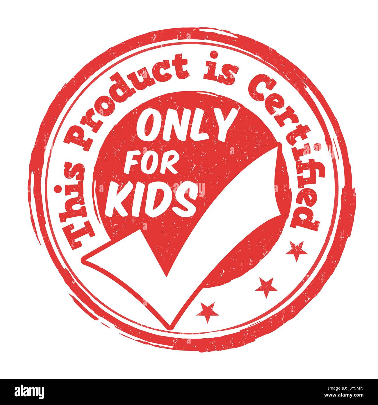 Only for kids sign or stamp on white background, vector illustration ...