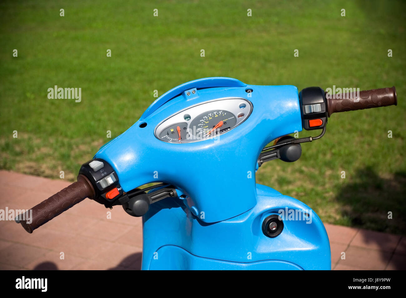 city, town, traffic, transportation, moped, transport, scooter, retro ...