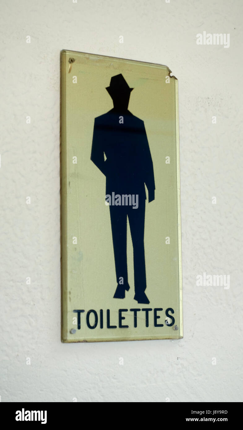 Men only sign hi-res stock photography and images - Alamy