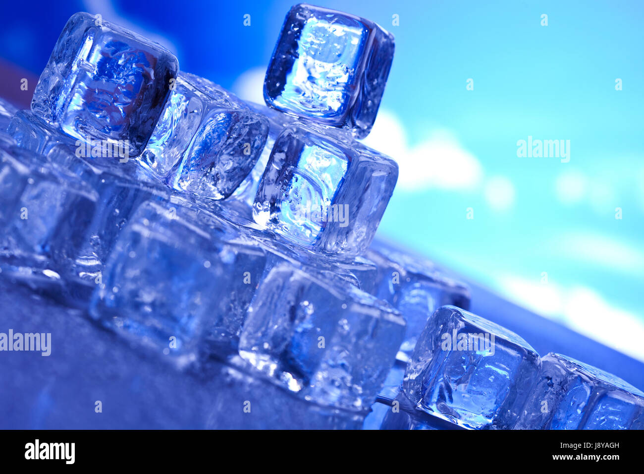 cold, wet, cool, water, ice, close, blue, objects, liquid, isolated ...