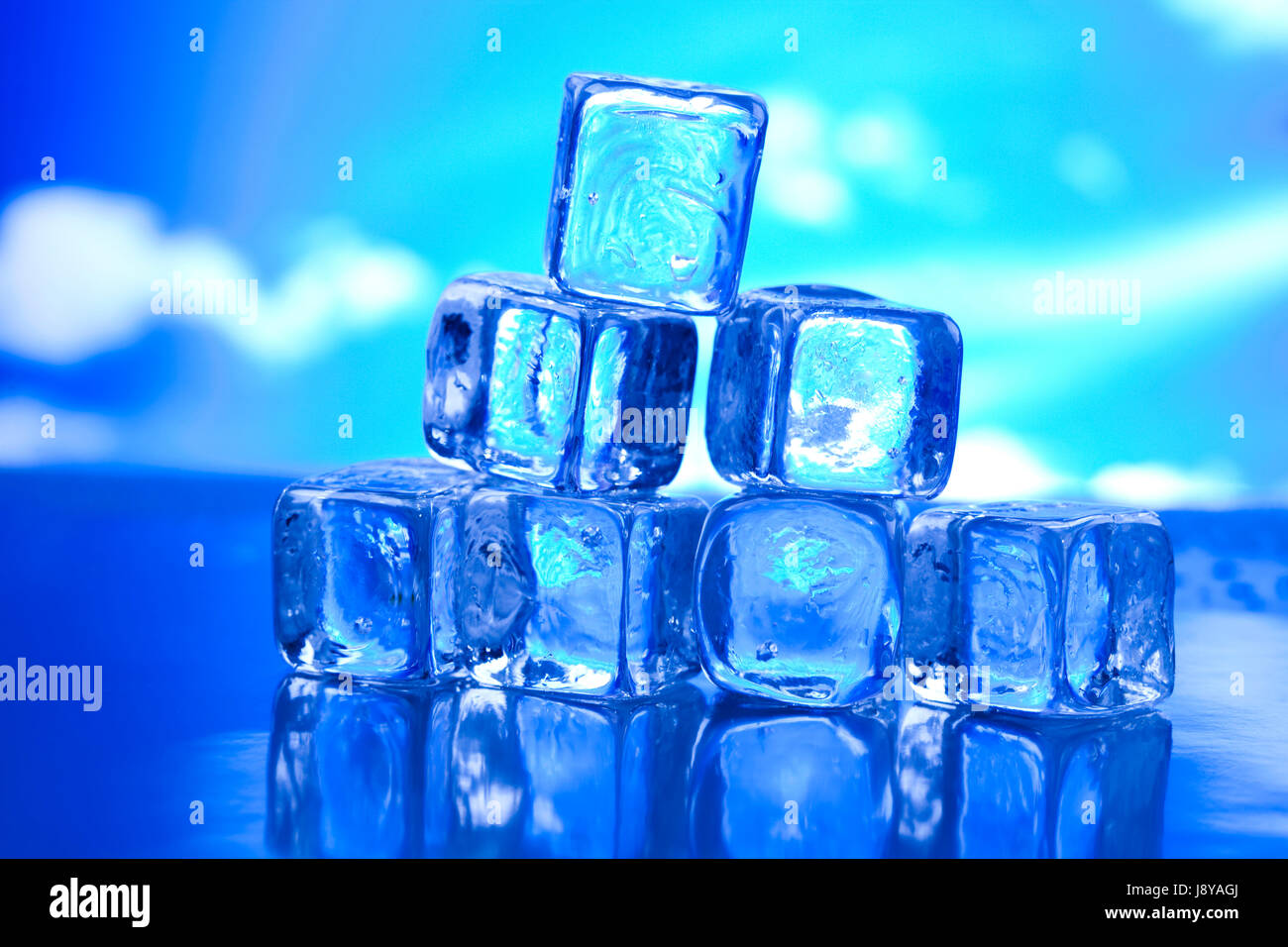 cold, wet, cool, water, ice, close, blue, objects, liquid, isolated ...