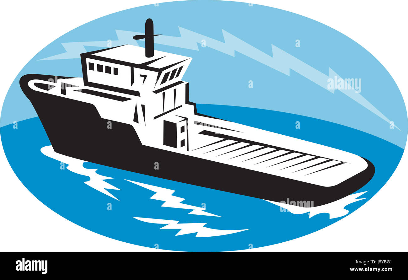 transport, illustration, vessel, boat, ship, ellipse, tugboat, side ...