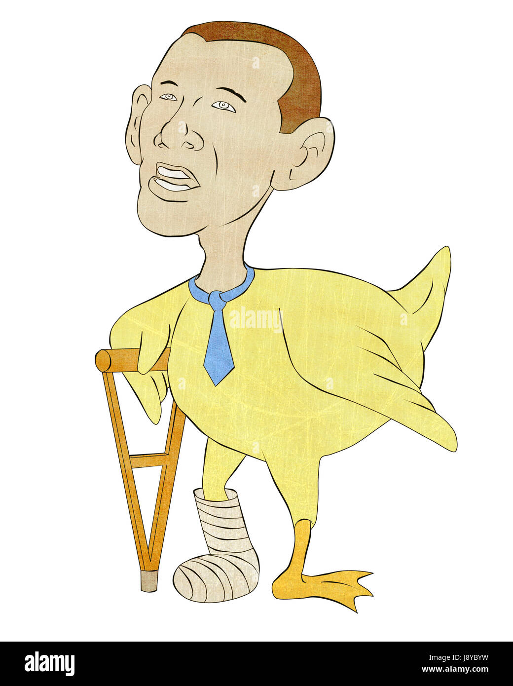 Lame duck cartoon hi-res stock photography and images - Alamy