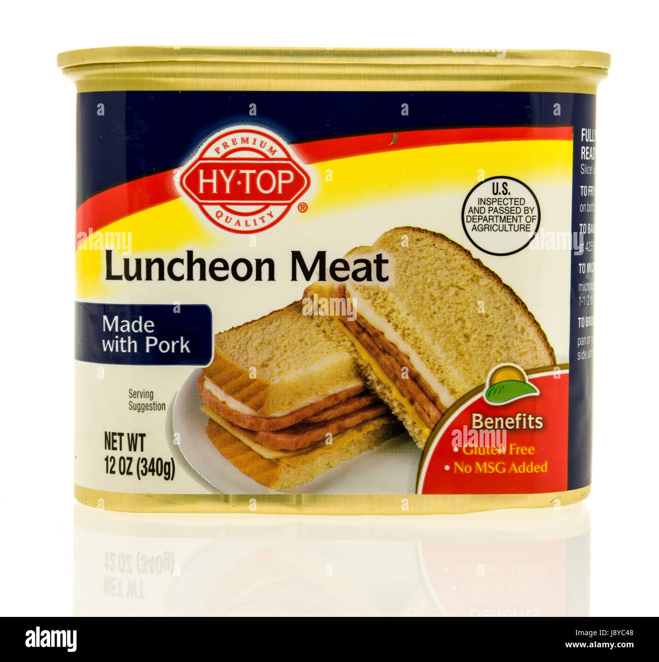 Canned luncheon meat hi-res stock photography and images - Alamy