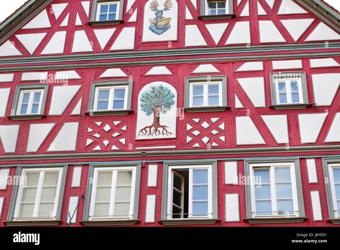 historical, frame-work, facade, format-filling, building, buildings ...