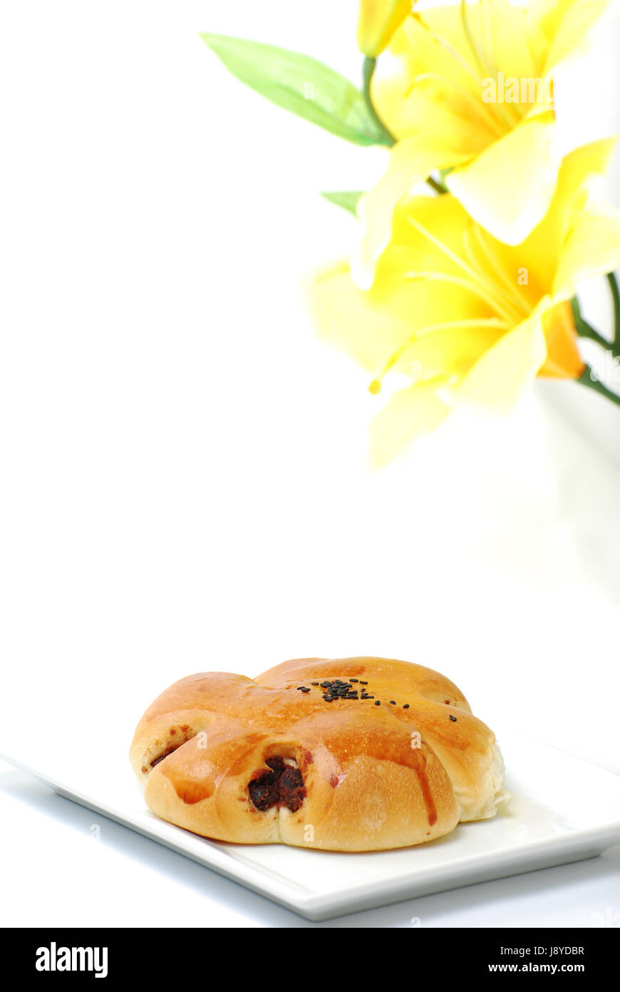 food, aliment, bread, flower, plant, green, flora, snack, yellow ...