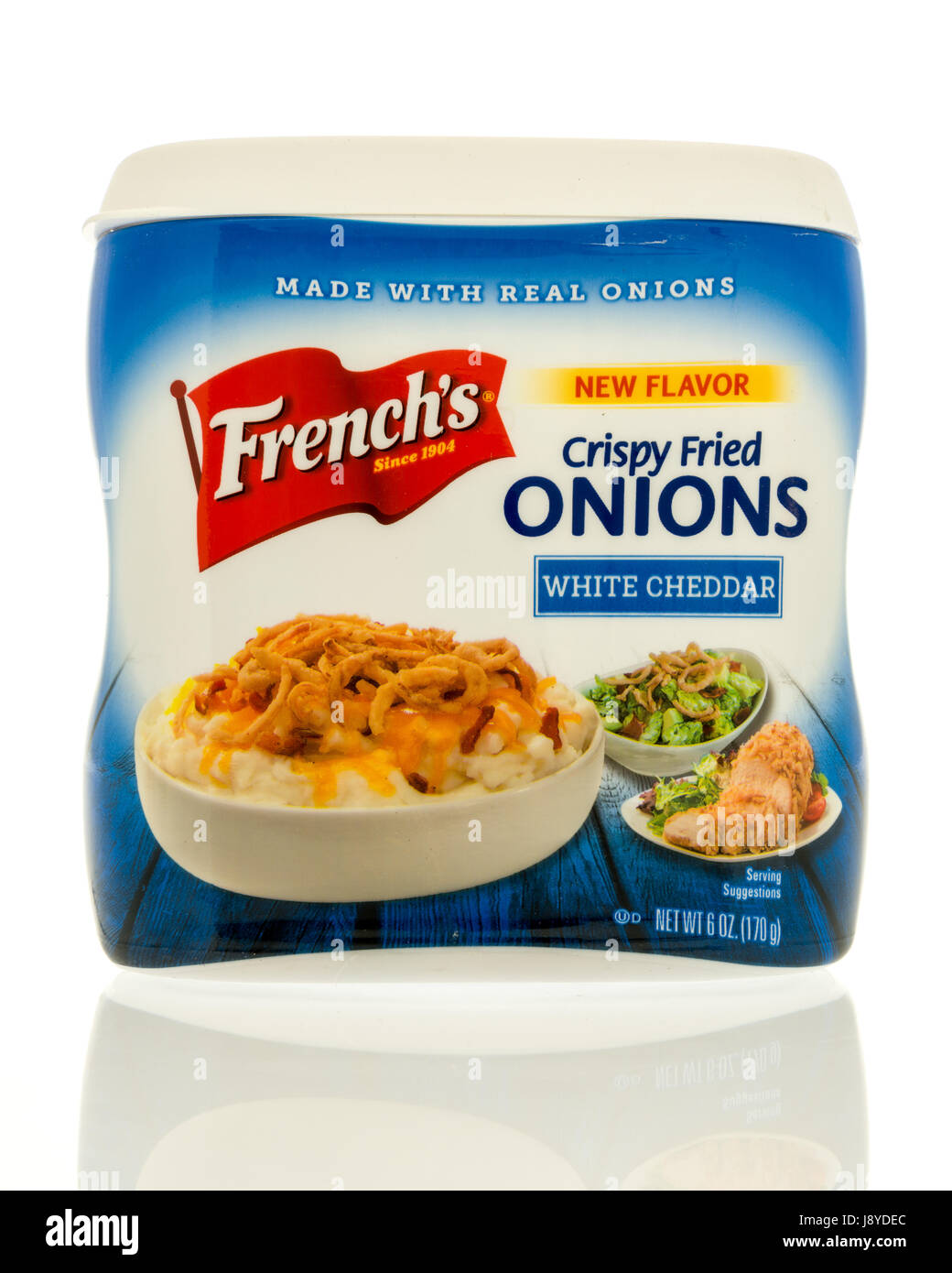 Winneconne, WI - 13 May 2017: A package of French's crispy fried onions ...