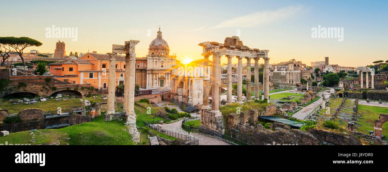 Roman Forum. Image of Roman Forum in Rome, Italy during sunrise Stock ...