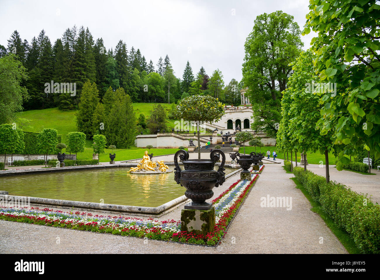 Linderhof, Germany - June 5, 2016: Linderhof Palace is a Castle in ...