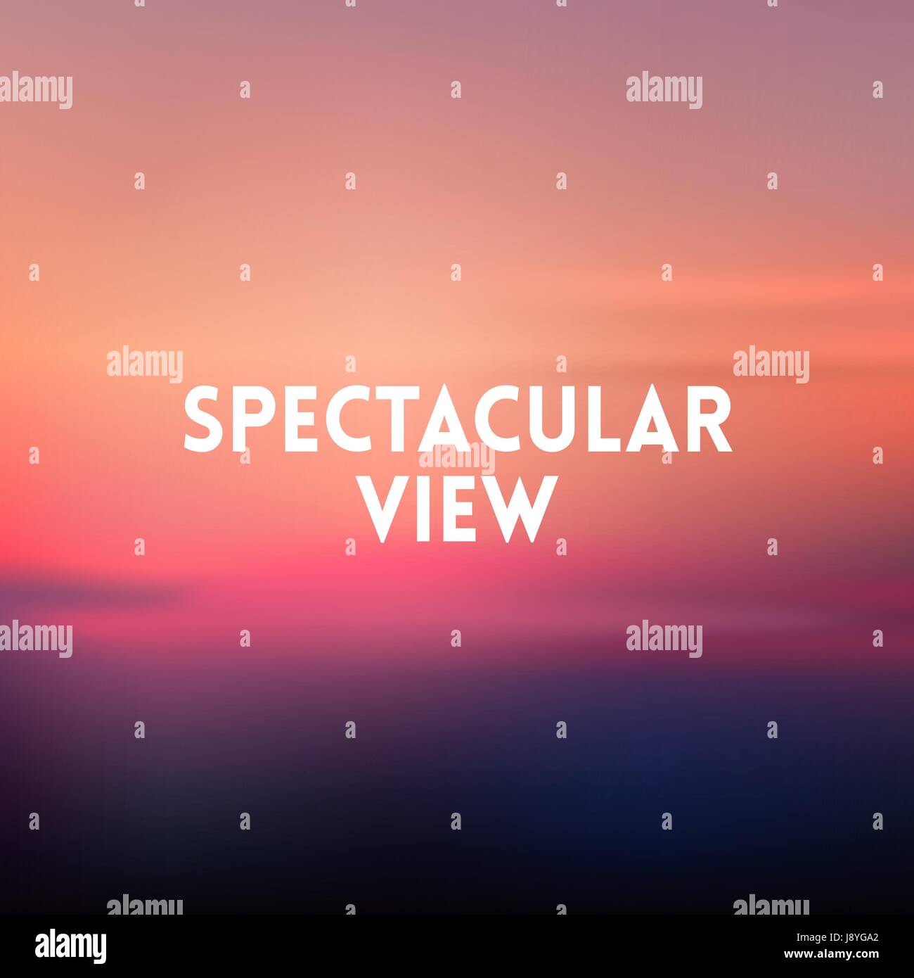 sunset vector blurred background - spectacular view Stock Vector Image ...