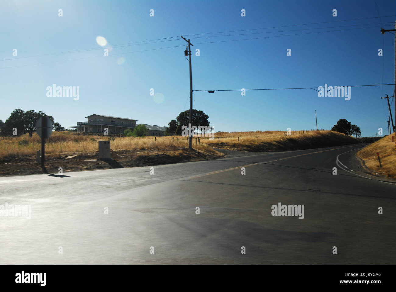 Mountain side road, Yosemite National Park, USA Stock Photo - Alamy