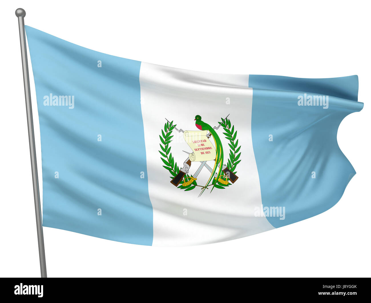 symbolic, colour, emblem, guatemala, illustration, flag, banner ...