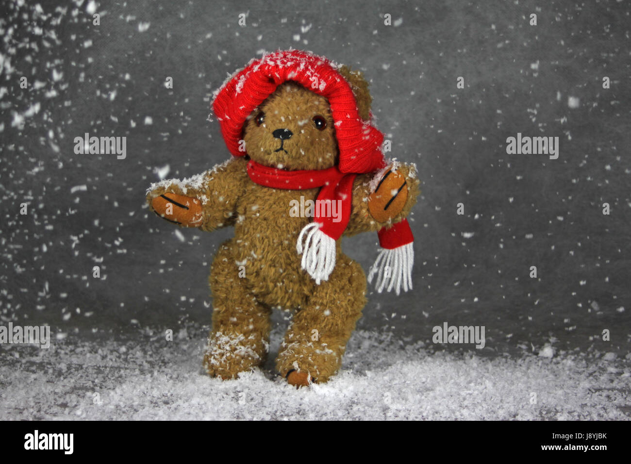 winter, toy, teddy, teddy bear, teddybear, cap, scarf, snow, christmas ...