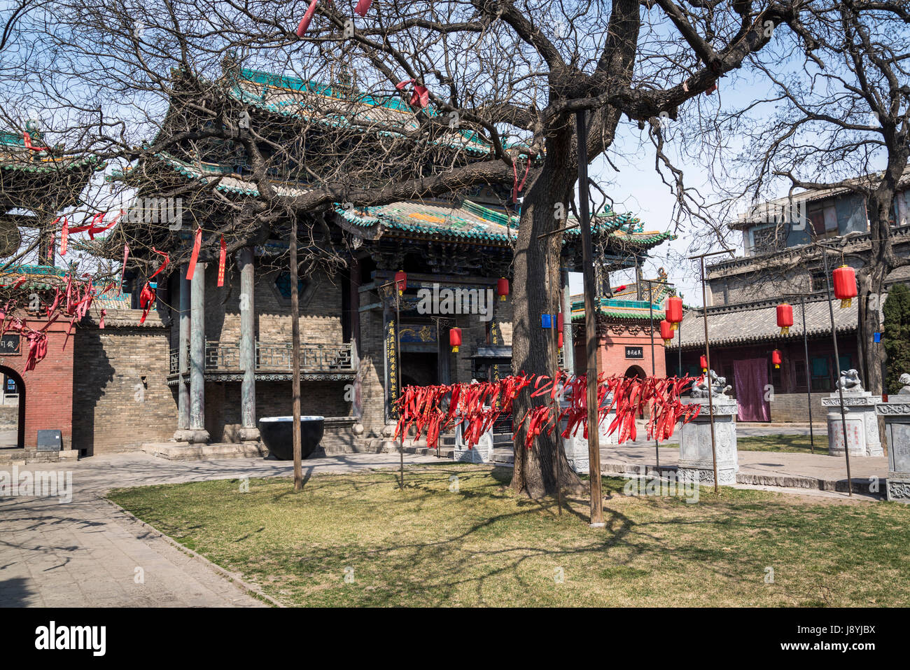Cheng Huang Buddhist Temple, Pingyao, Shanxi province, China Stock ...