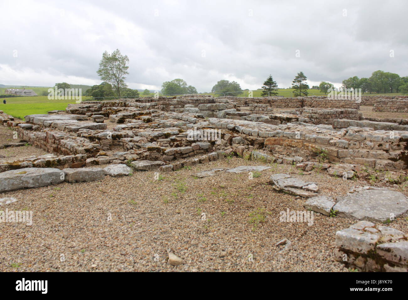 Excavation at Vindolanda Stock Photo - Alamy
