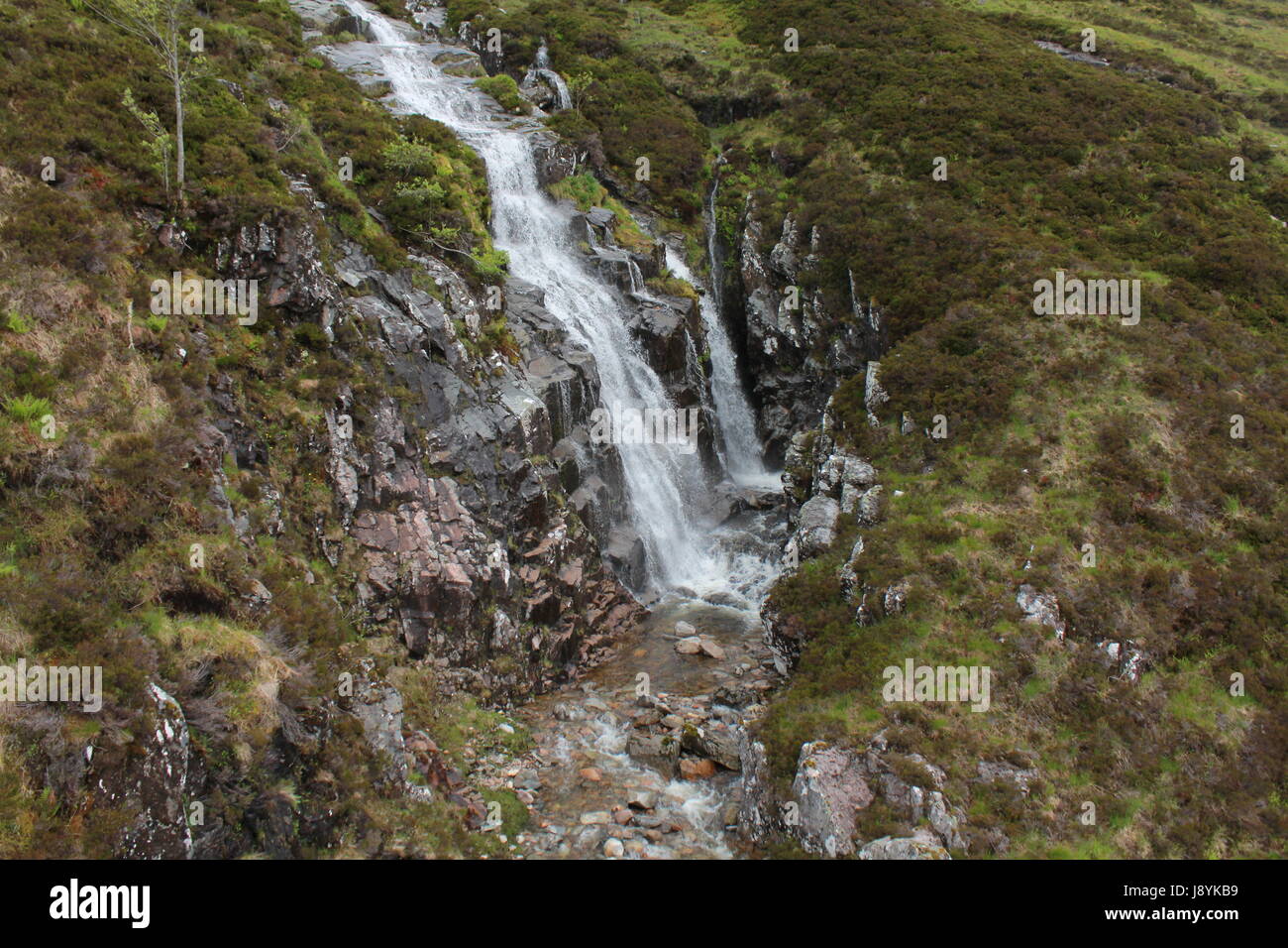 Waterfall in highland Stock Photo - Alamy