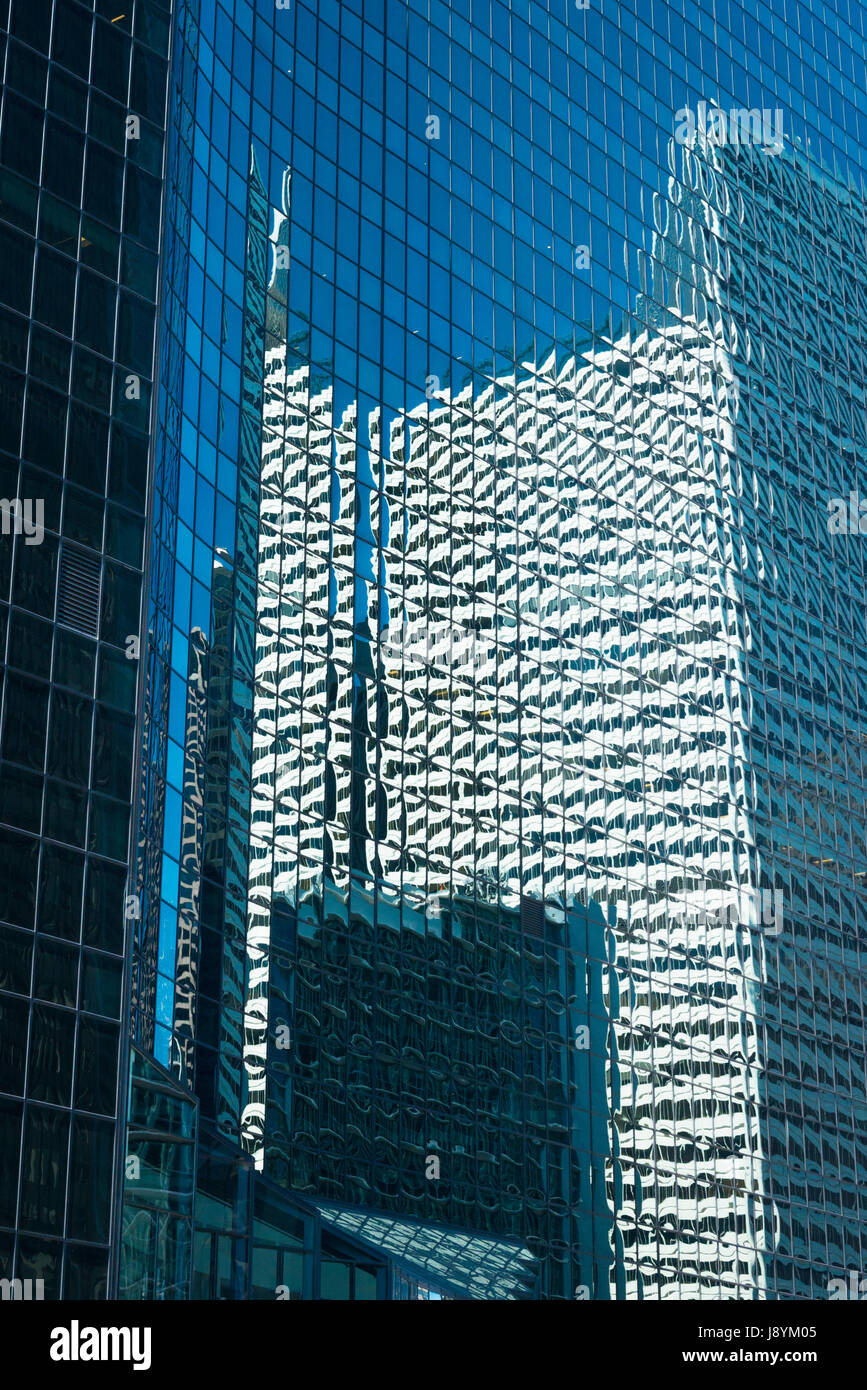 Glass skyscrapers street view hi-res stock photography and images - Alamy