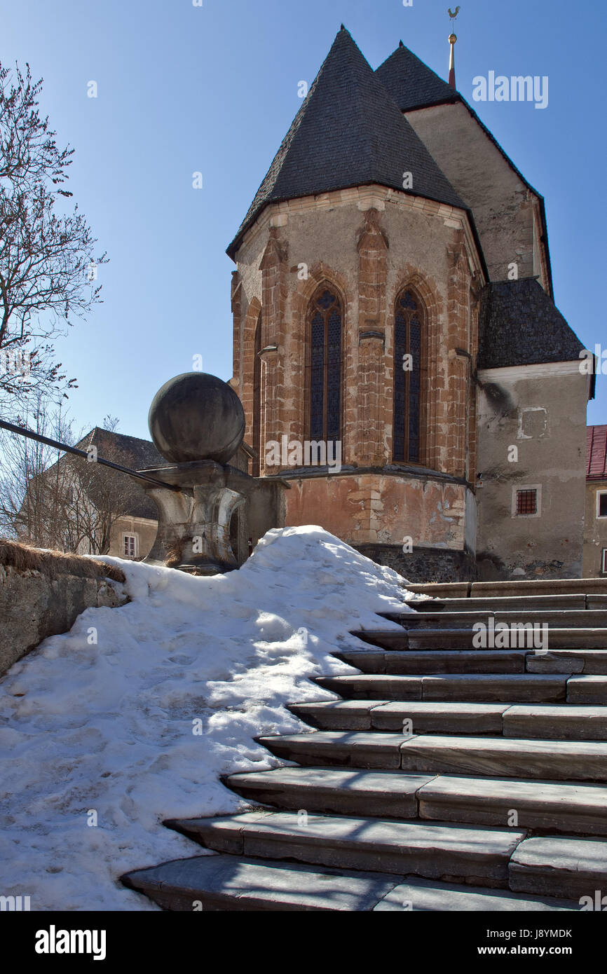 church, window, porthole, dormer window, pane, chapel, staircase ...