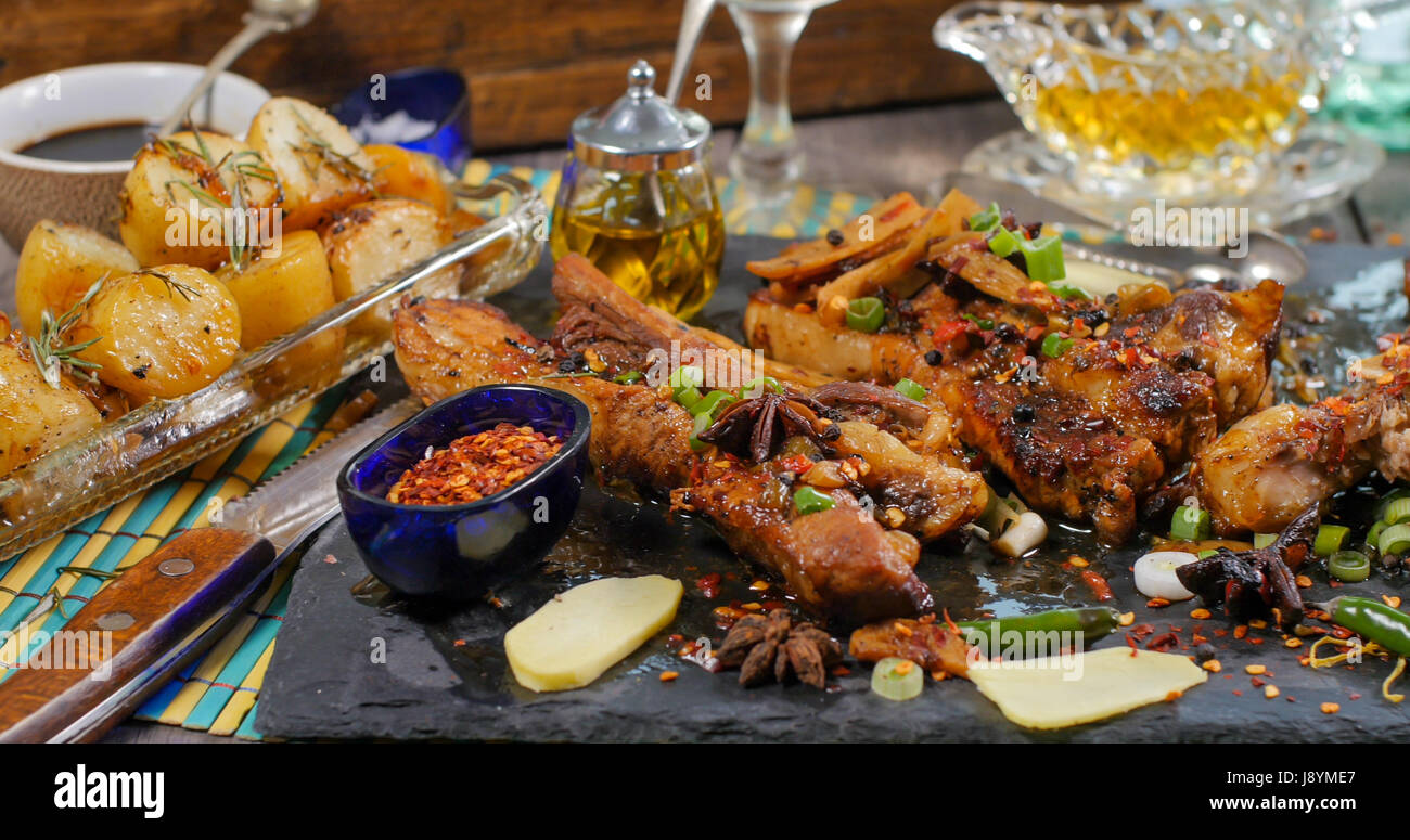 Braised sticky ribs hi-res stock photography and images - Alamy