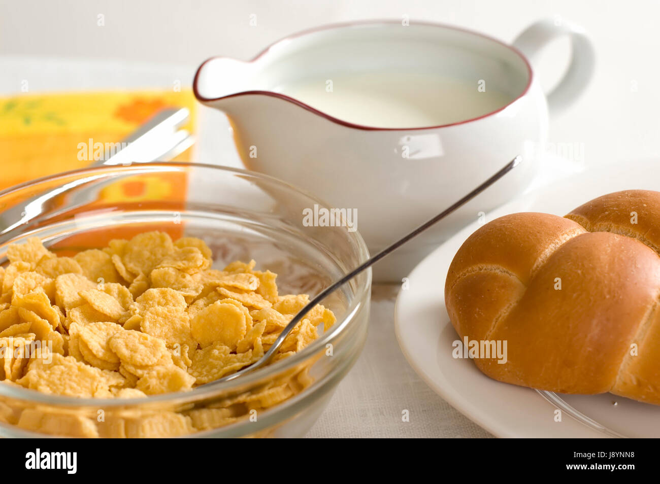 bread, milk, corn, flakes, healthy, food, breakfeast, breakfast, cup ...