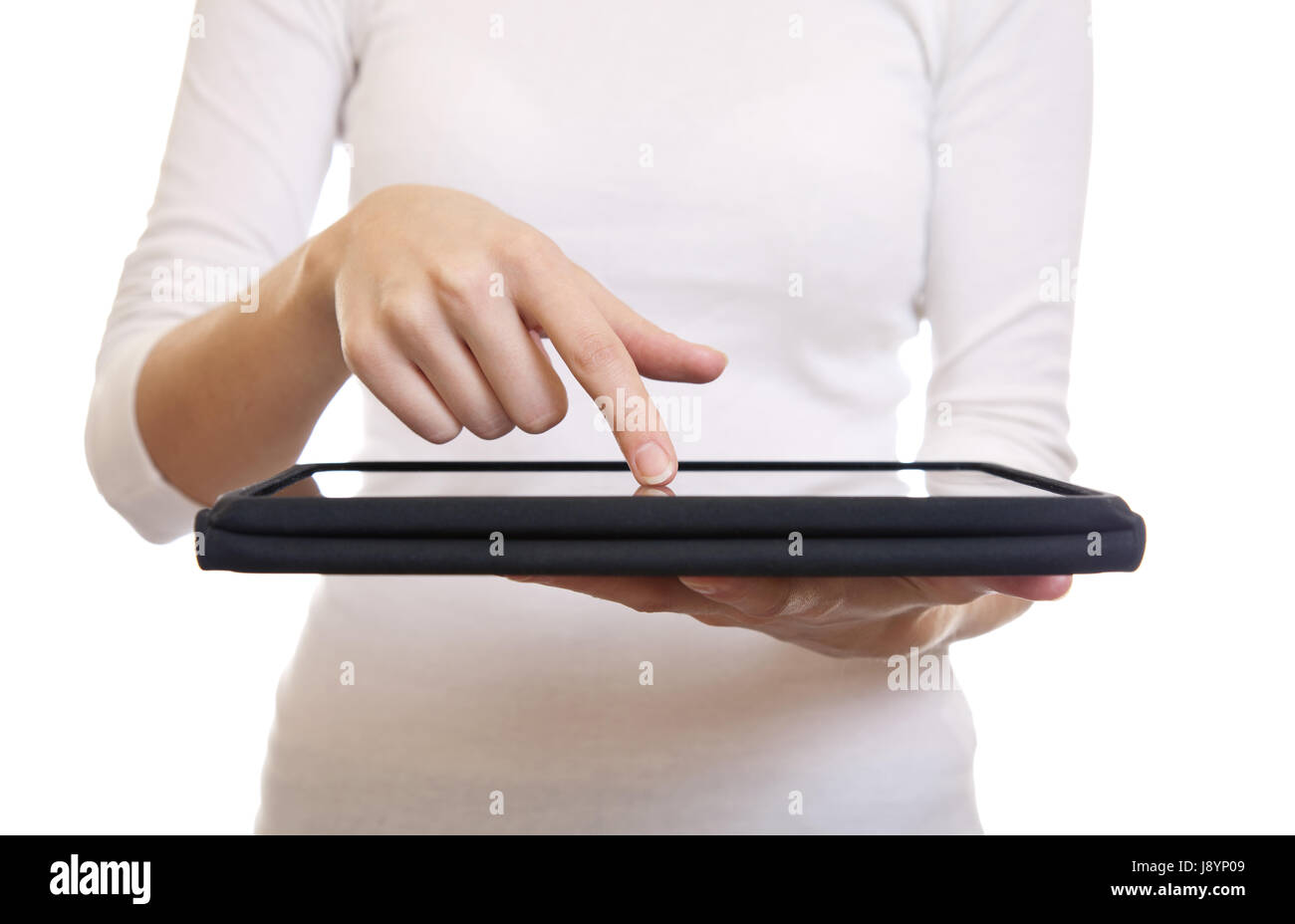 hand, finger, screen, digital, tablet, portable, touch, woman, hand, PC ...