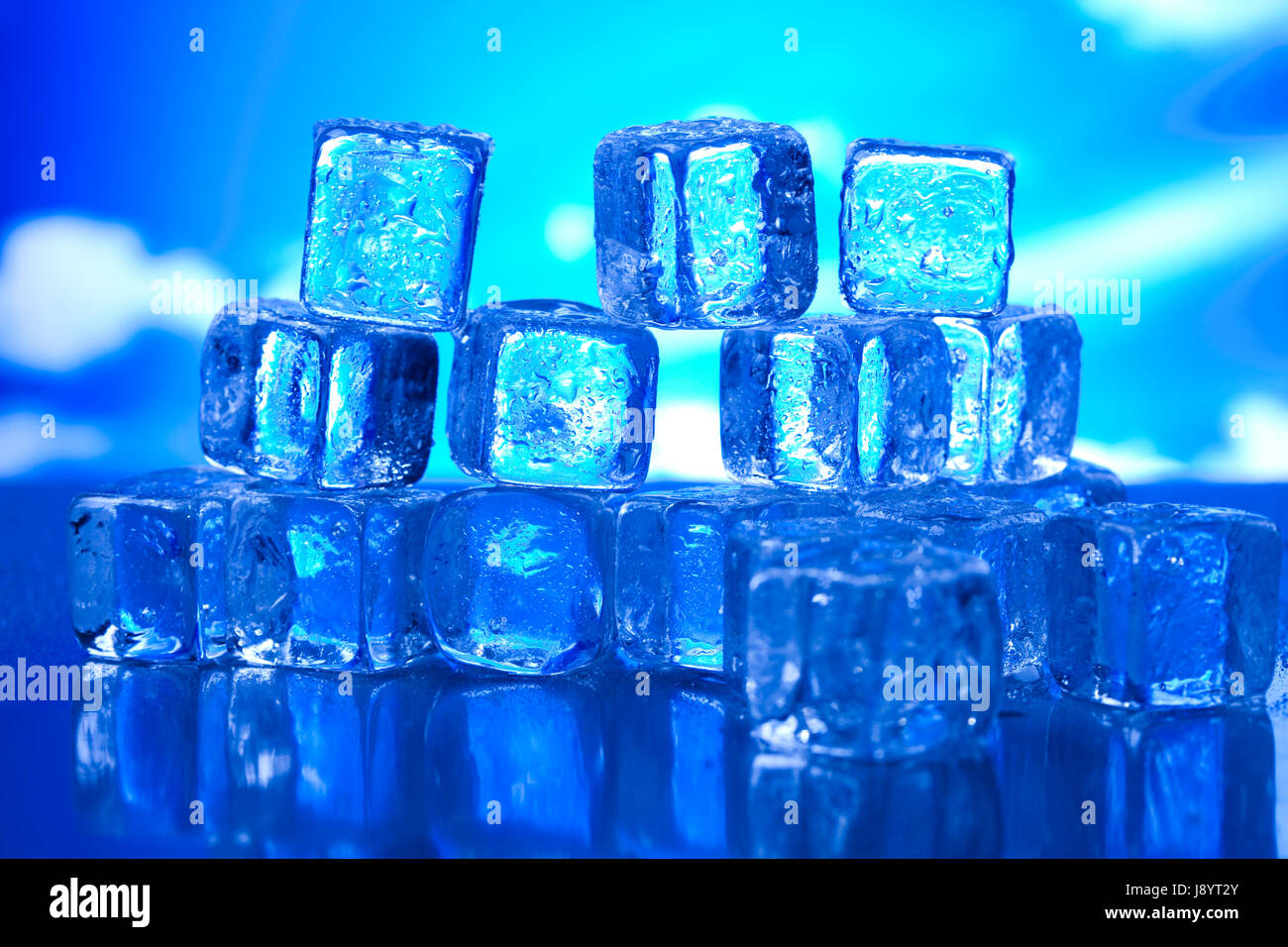 cold, wet, cool, water, ice, close, blue, objects, liquid, isolated ...
