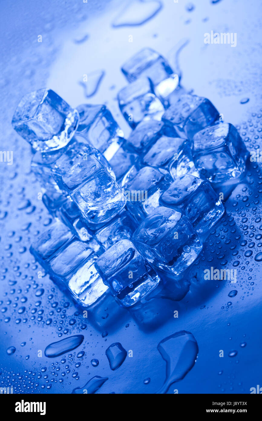 cold, wet, cool, water, ice, close, blue, objects, liquid, isolated ...