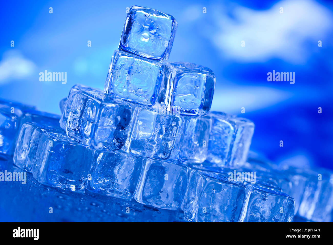 cold, wet, cool, water, ice, close, blue, objects, liquid, isolated ...