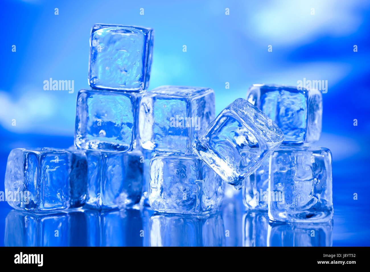 cold, wet, cool, water, ice, close, blue, objects, liquid, isolated ...