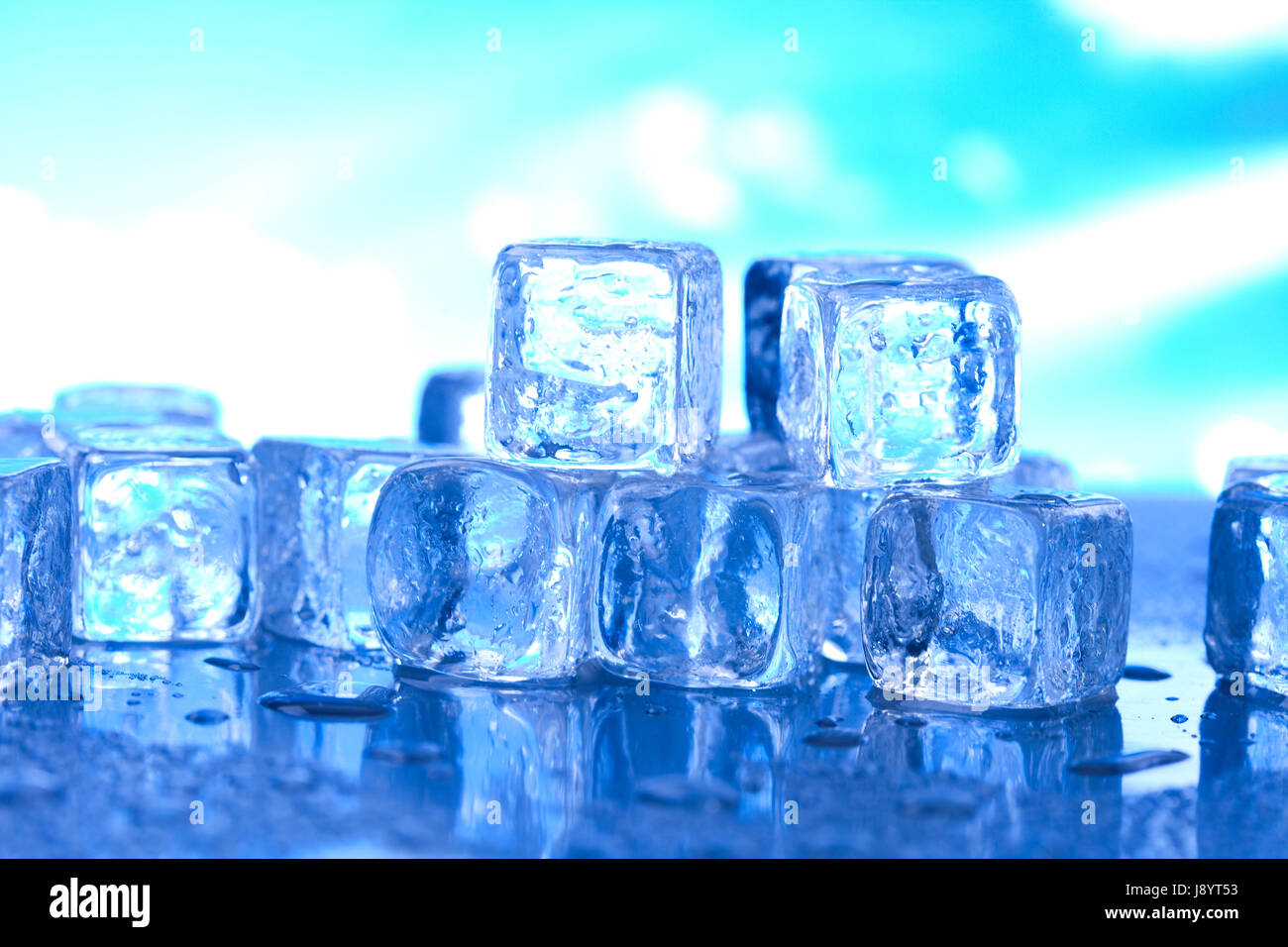 cold, wet, cool, water, ice, close, blue, objects, liquid, isolated ...