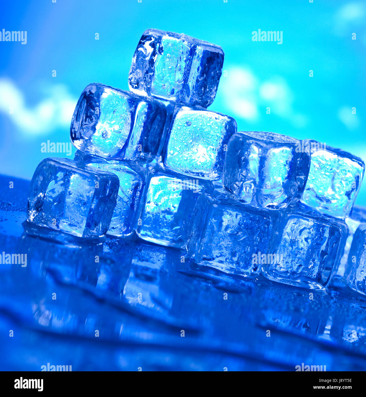 cold, wet, cool, water, ice, close, blue, objects, liquid, isolated ...