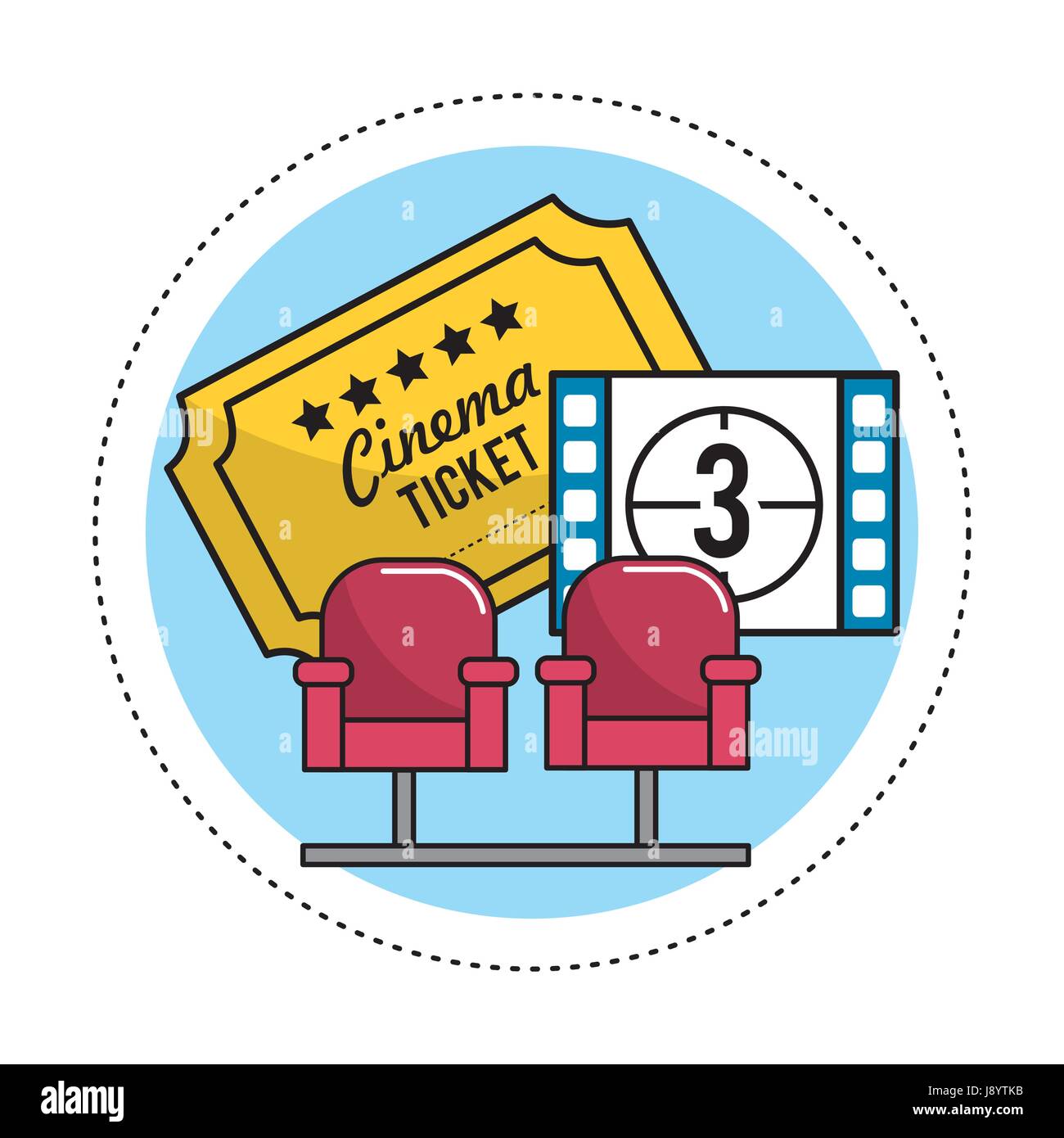 Cinema seats screen Cut Out Stock Images & Pictures - Alamy
