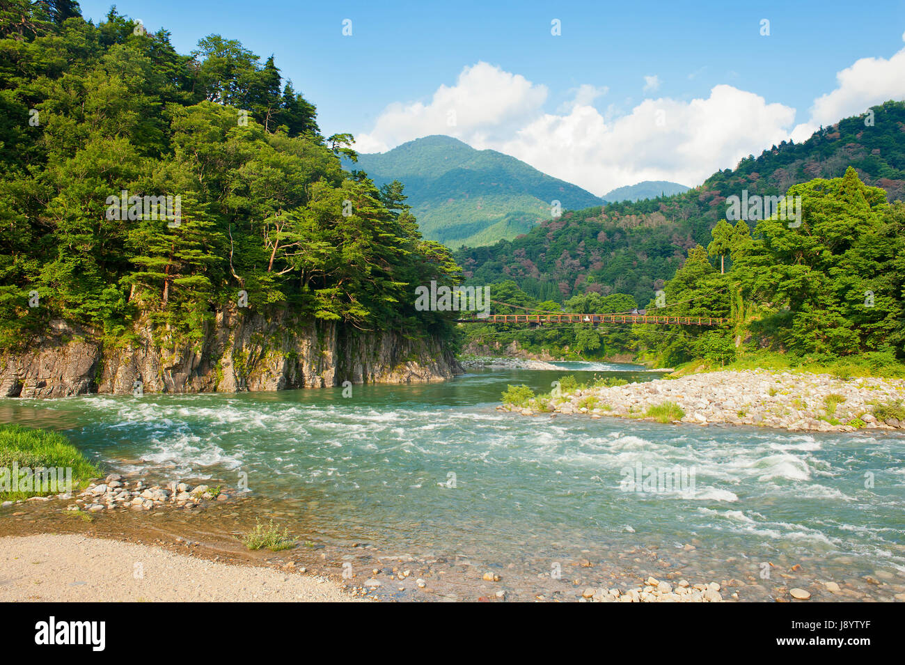 stream, japan, landscape, scenery, countryside, nature, river, water ...