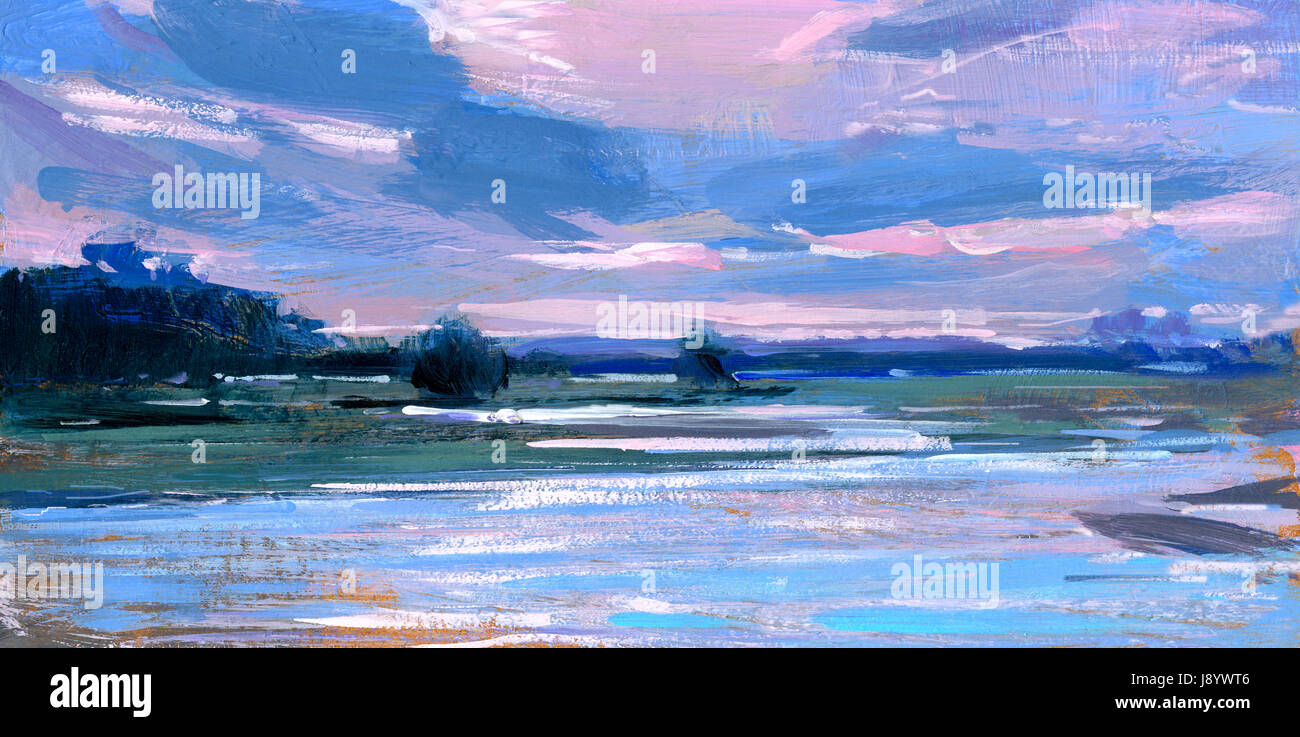 horizon, painting, sketch, photo, picture, image, copy, deduction ...