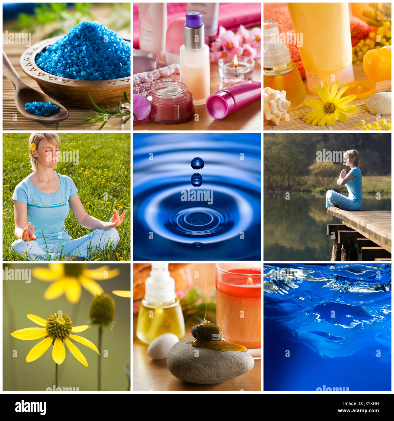 meditation, collage, spa, mineral spring, medicinal spring, wellness ...