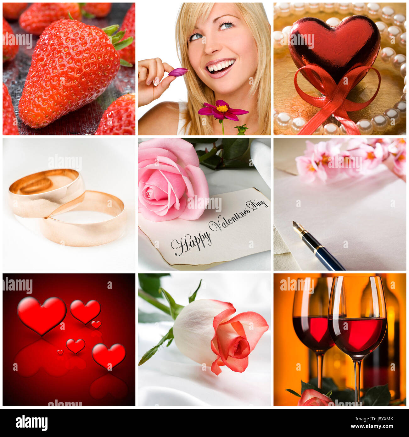 flower, plant, rose, collage, romance, love, in love, fell in love ...