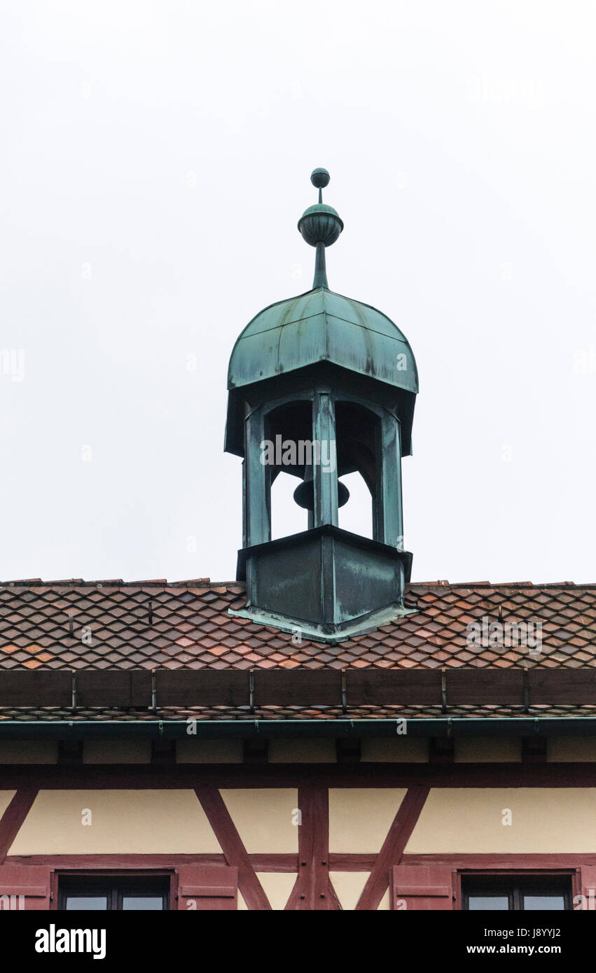 Turret or spire atop building in the city of Nuremberg, Germany Stock ...