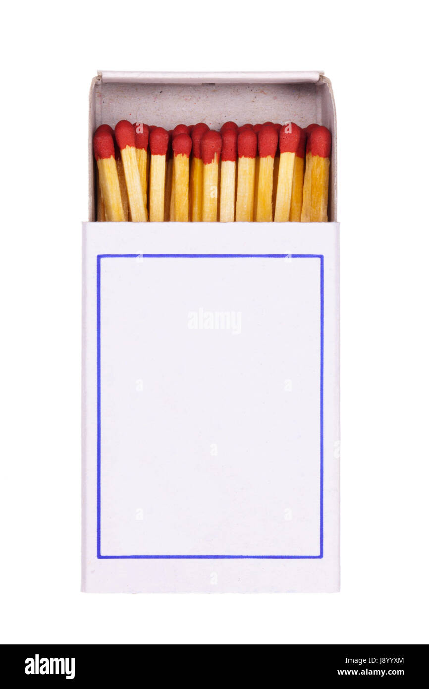 neutral matchbox isolated on white background Stock Photo - Alamy