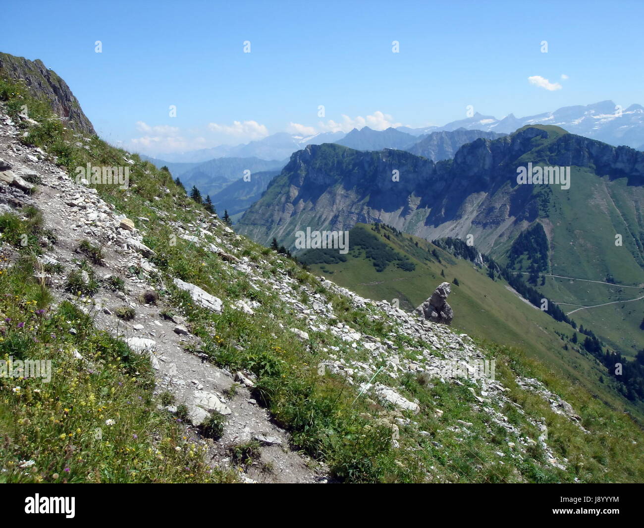 alp, summer, summerly, switzerland, swiss, landscape, scenery ...
