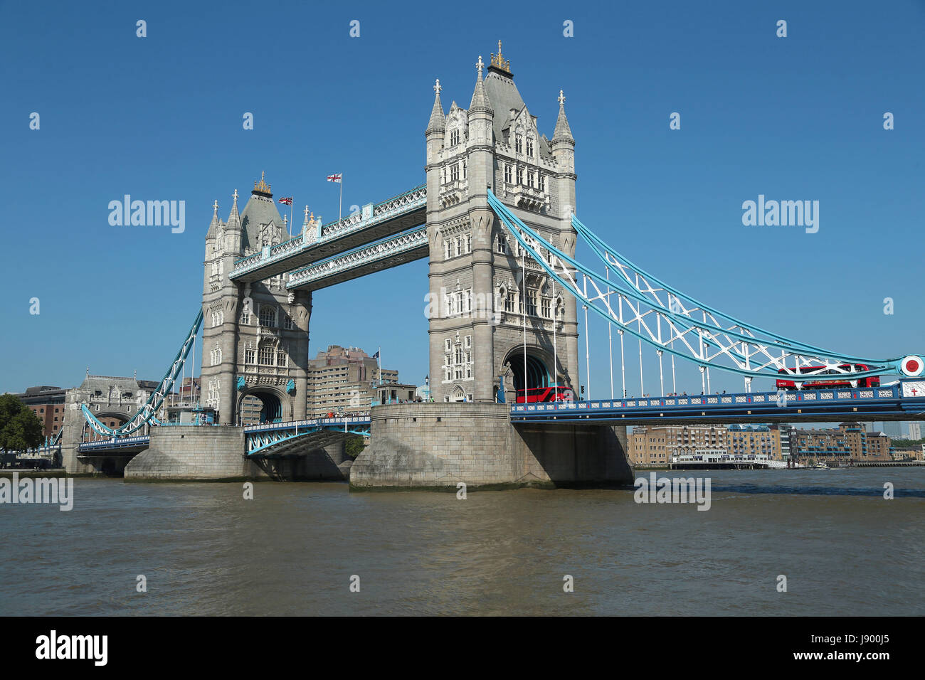 The iconic Tower Bridge in London, one of the most famous buildings in ...