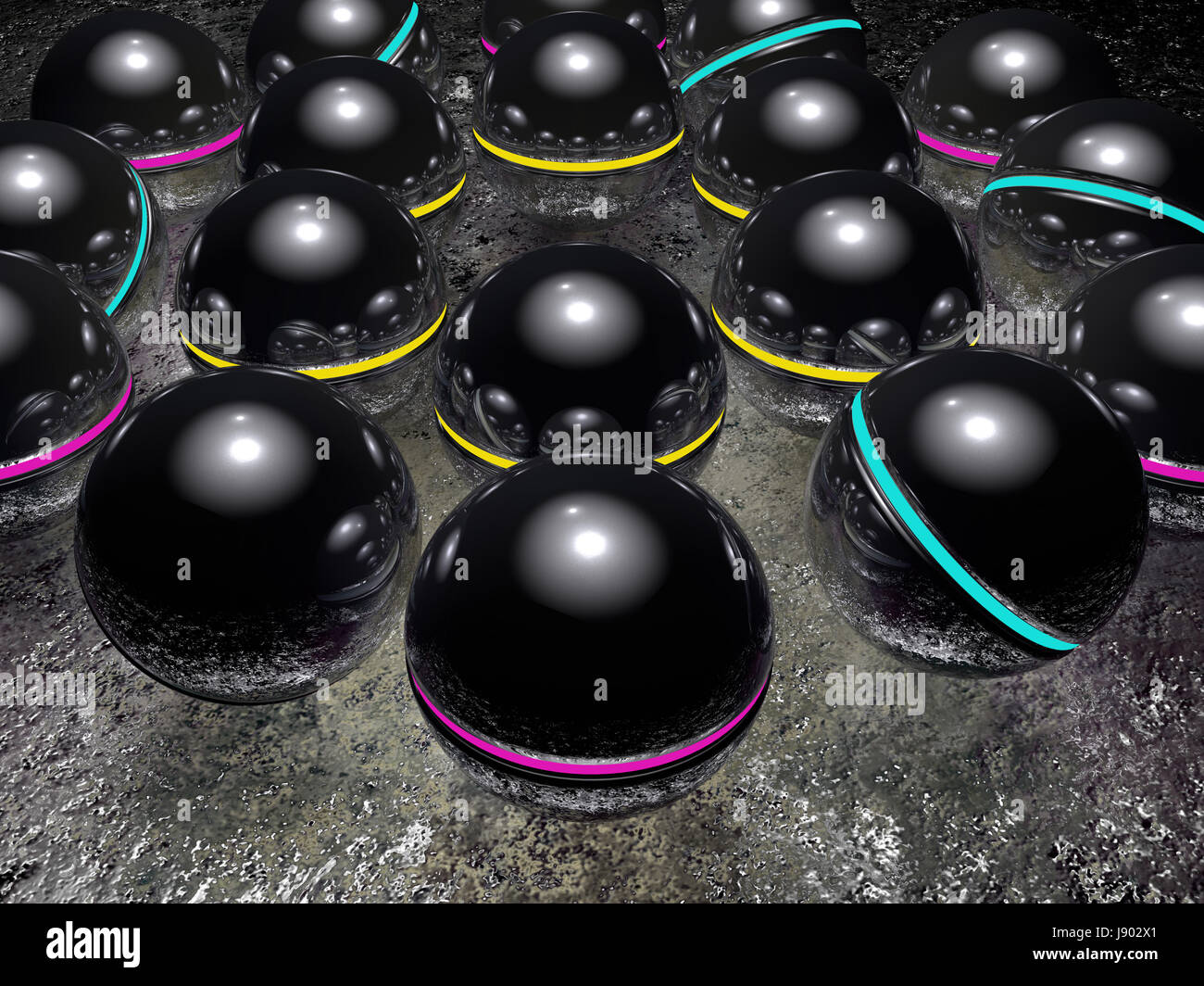 design template - balls - modern Stock Photo - Alamy