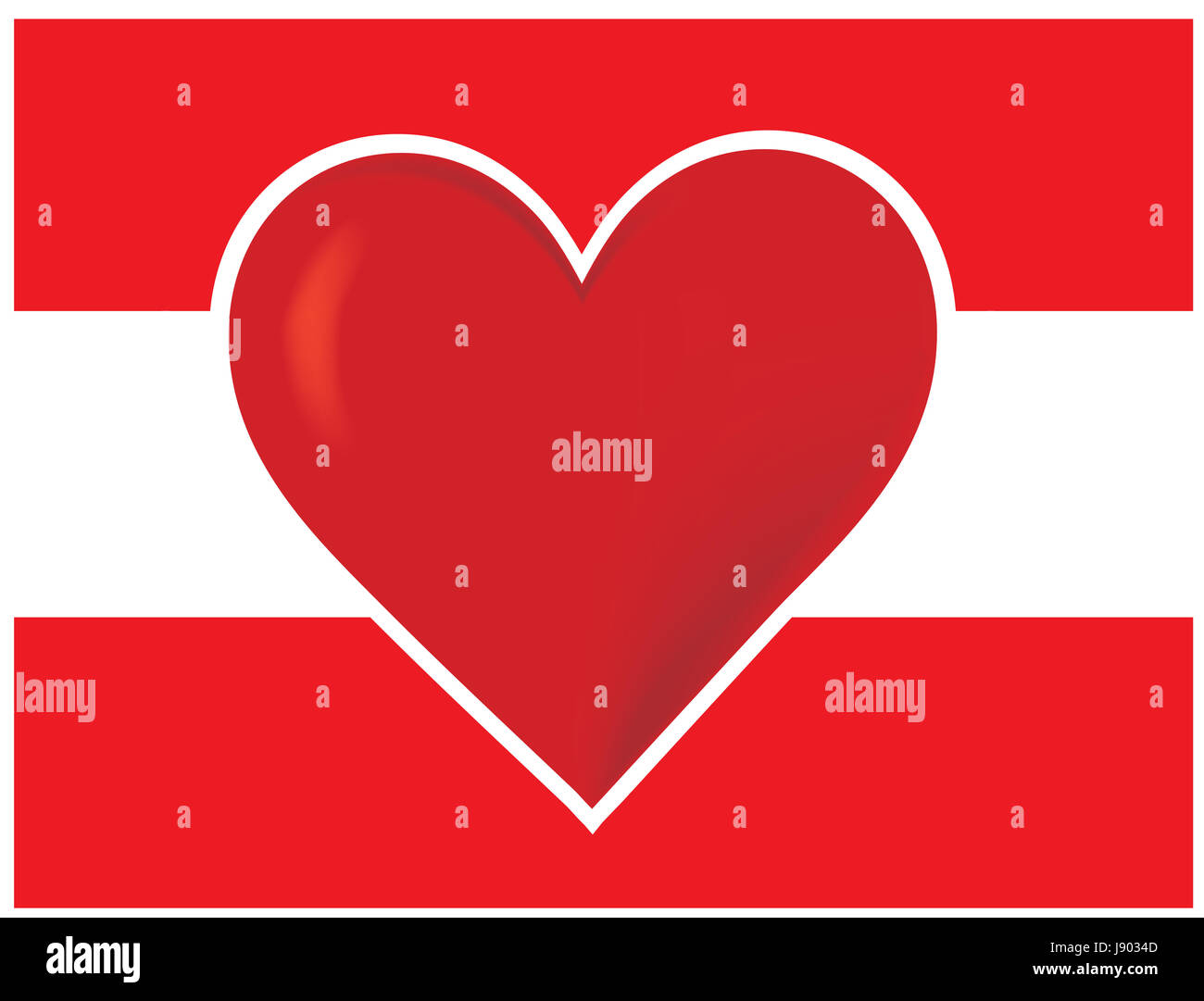 emblem, austria, flag, country, pride, nationality, patriotic, heart ...