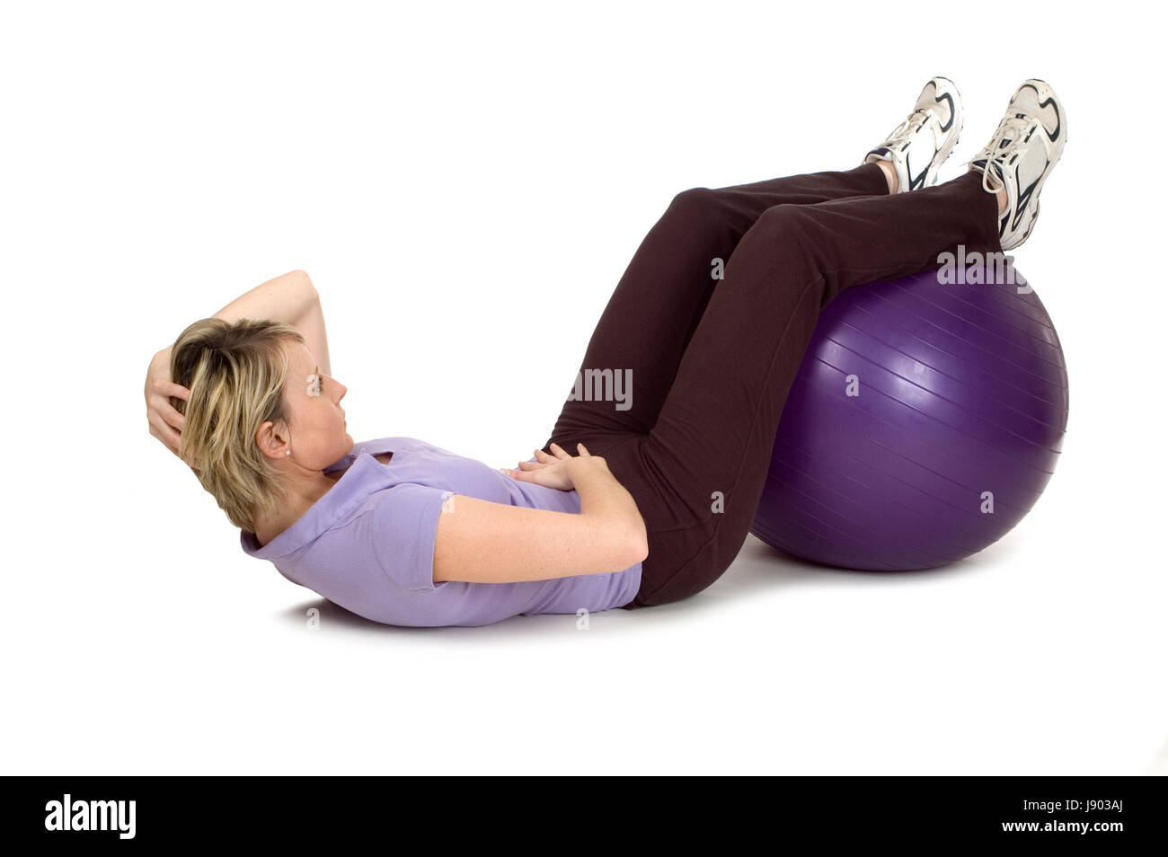 isolated, ball, active, backdrop, background, exercising, exercise ...