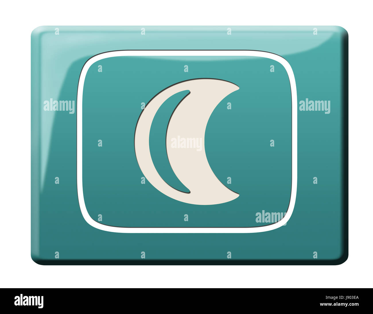 night, nighttime, moon, moonlight, button, firmament, sky, pictogram ...