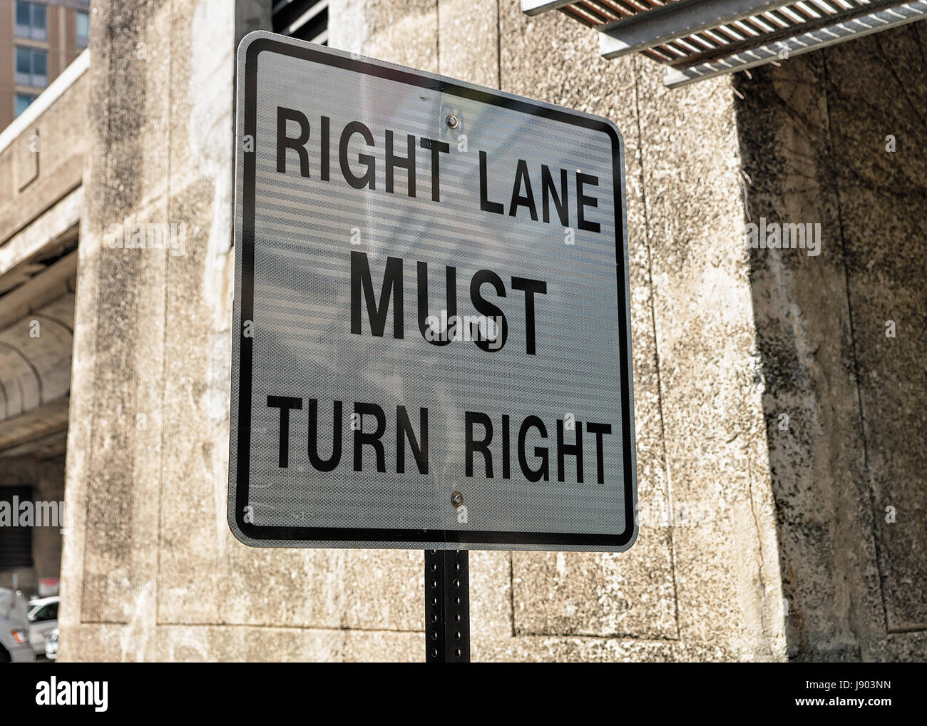 Street road indicator in downtown Boston, MA, USA Stock Photo - Alamy