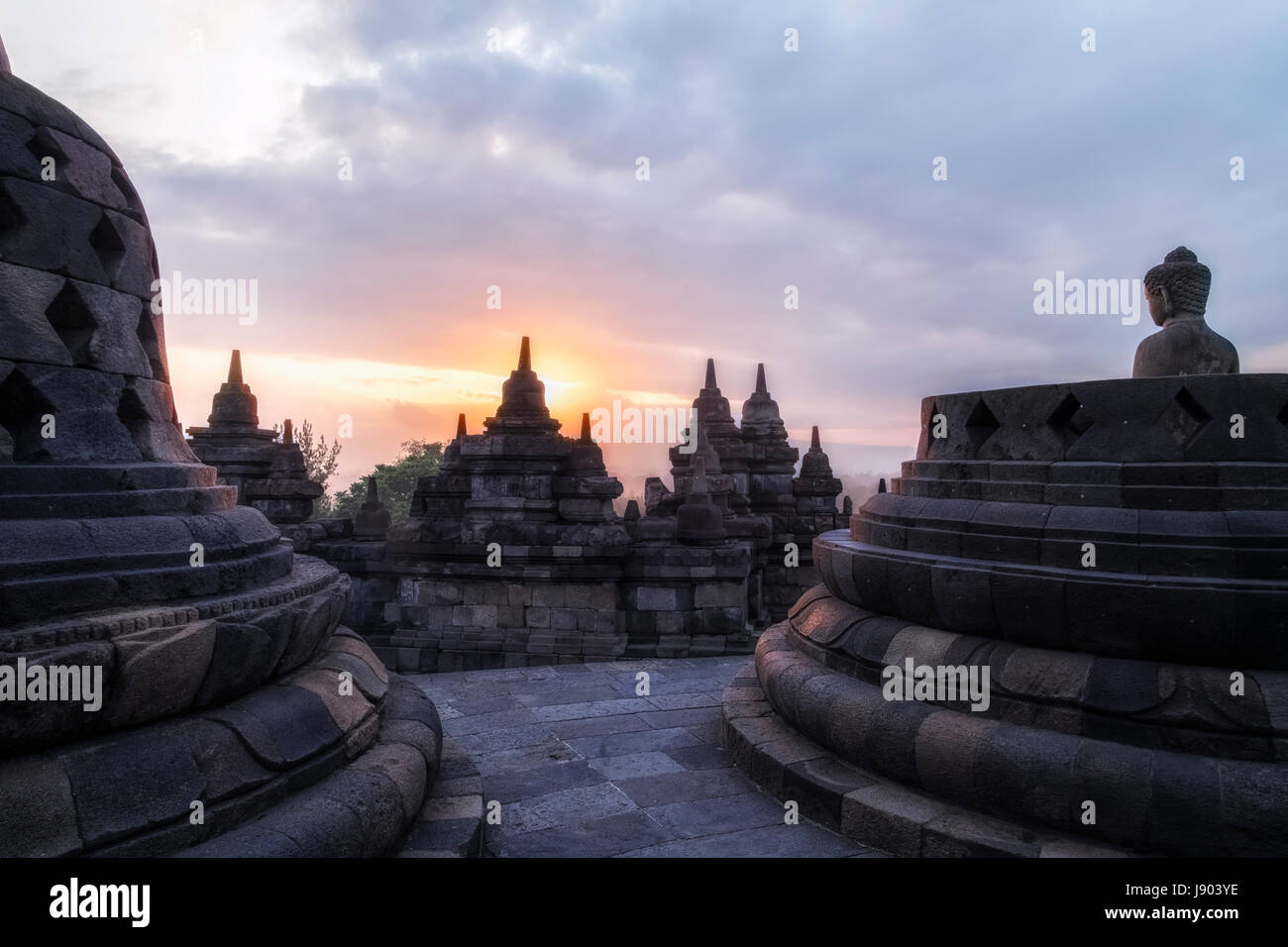 Borobudur Temple, Magelang, Java, Indonesia, Asia Stock Photo - Alamy